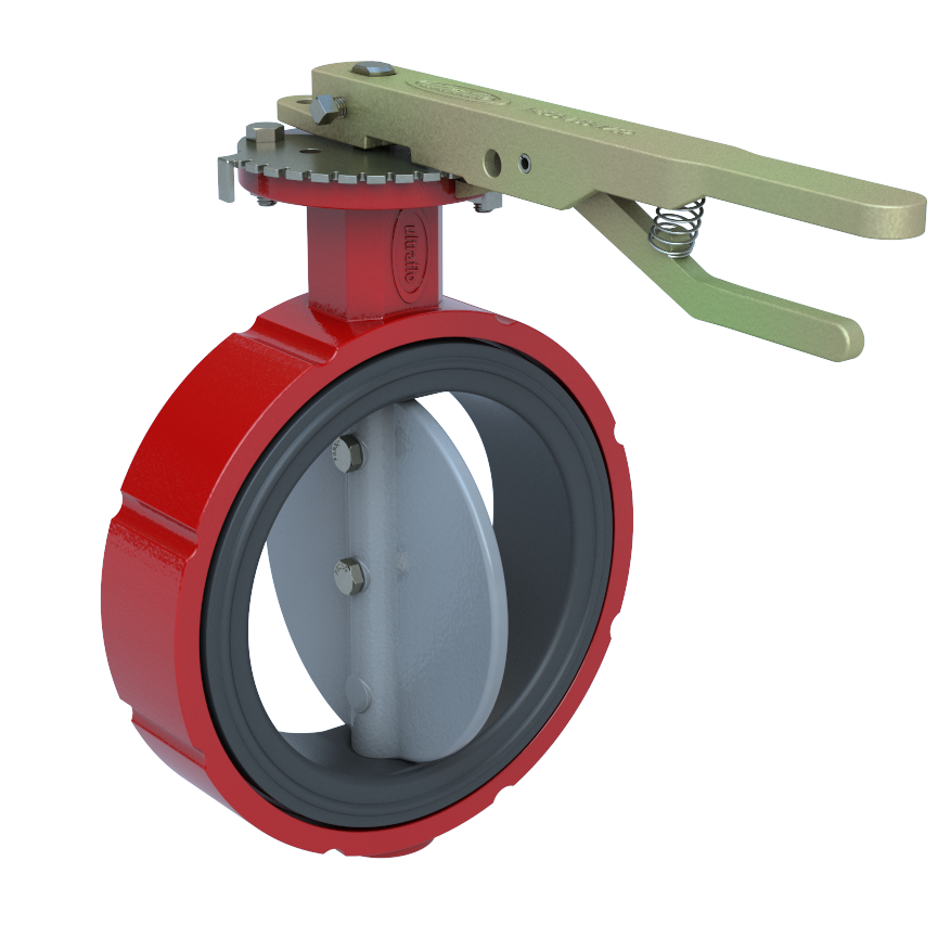 Butterfly Valve - Actuated: 400 (Sch 40 Design) Cast Iron (ASTM A126 ...